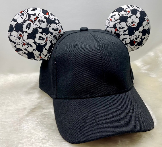 Inspired Mickey Mouse Cap Hat Ears OR With Combo Matching Mask | Etsy