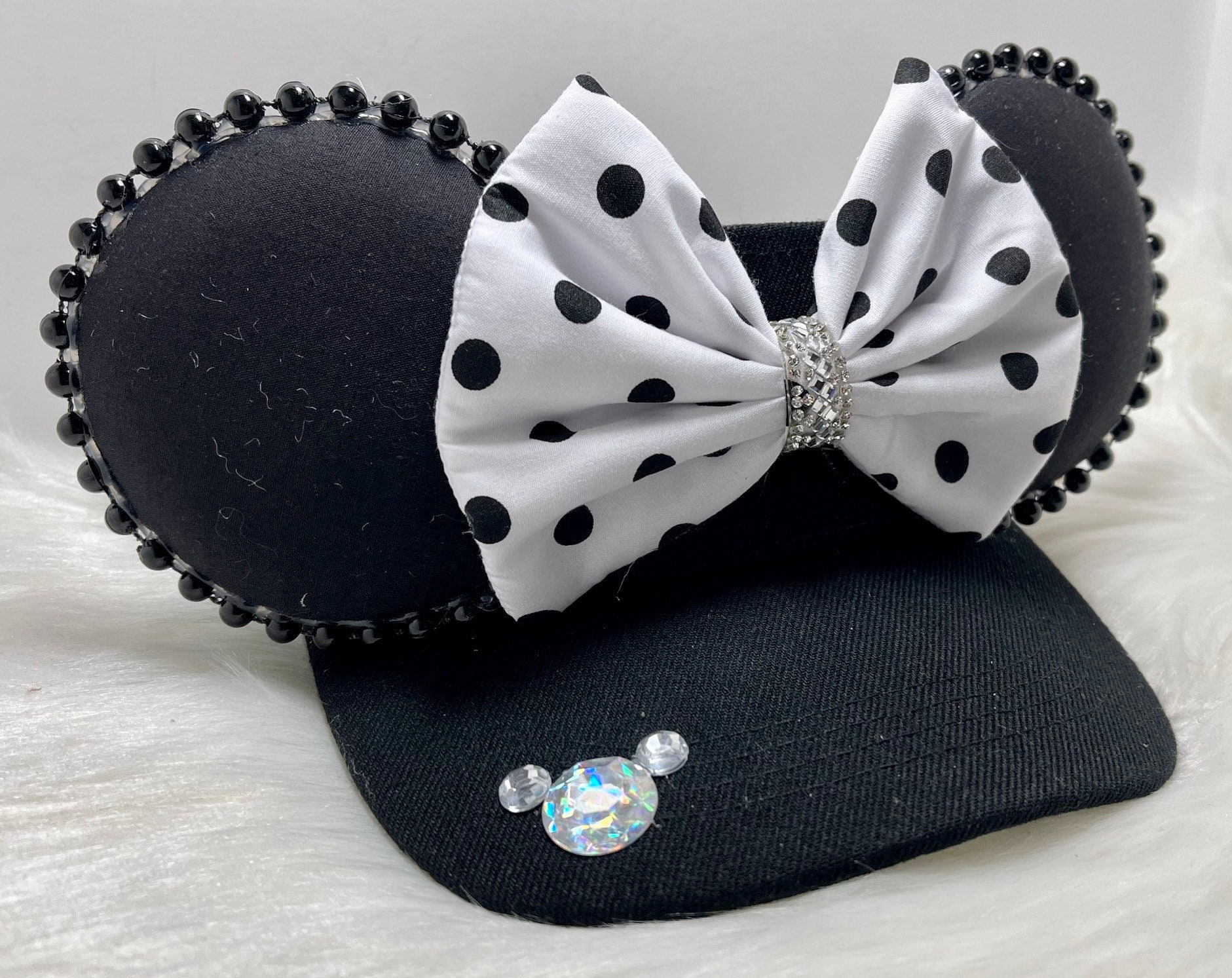 Inspired Minnie Mouse Visor Ears OR With Combo Matching Mask - Etsy