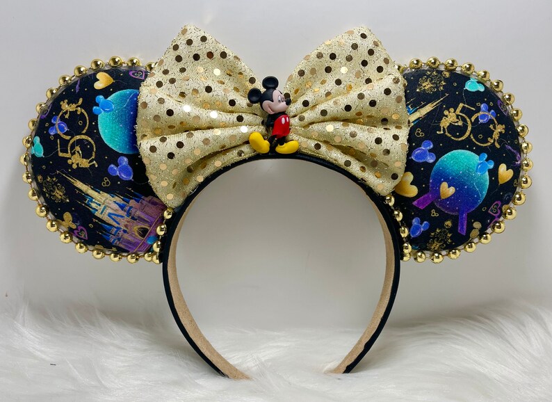 Inspired Celebration of 50th Anniversary Minnie Mouse Ears OR With ...