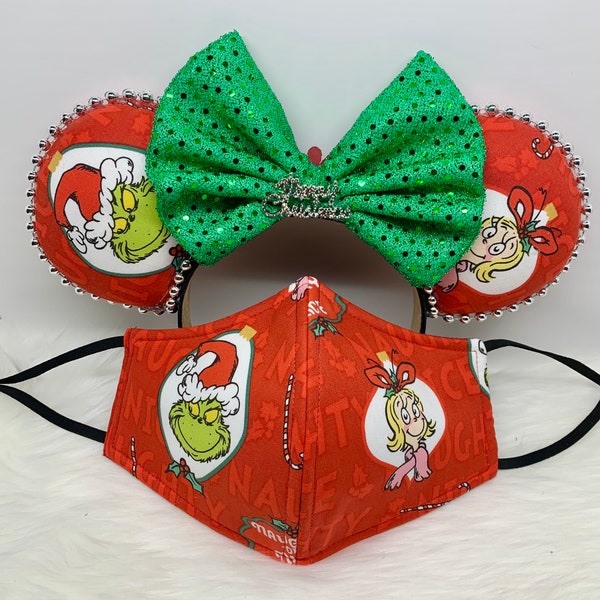 Grinch Mask Svg - Etsy