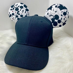 Inspired Mickey Mouse Cap Hat Ears OR With Combo Matching Mask Set ...