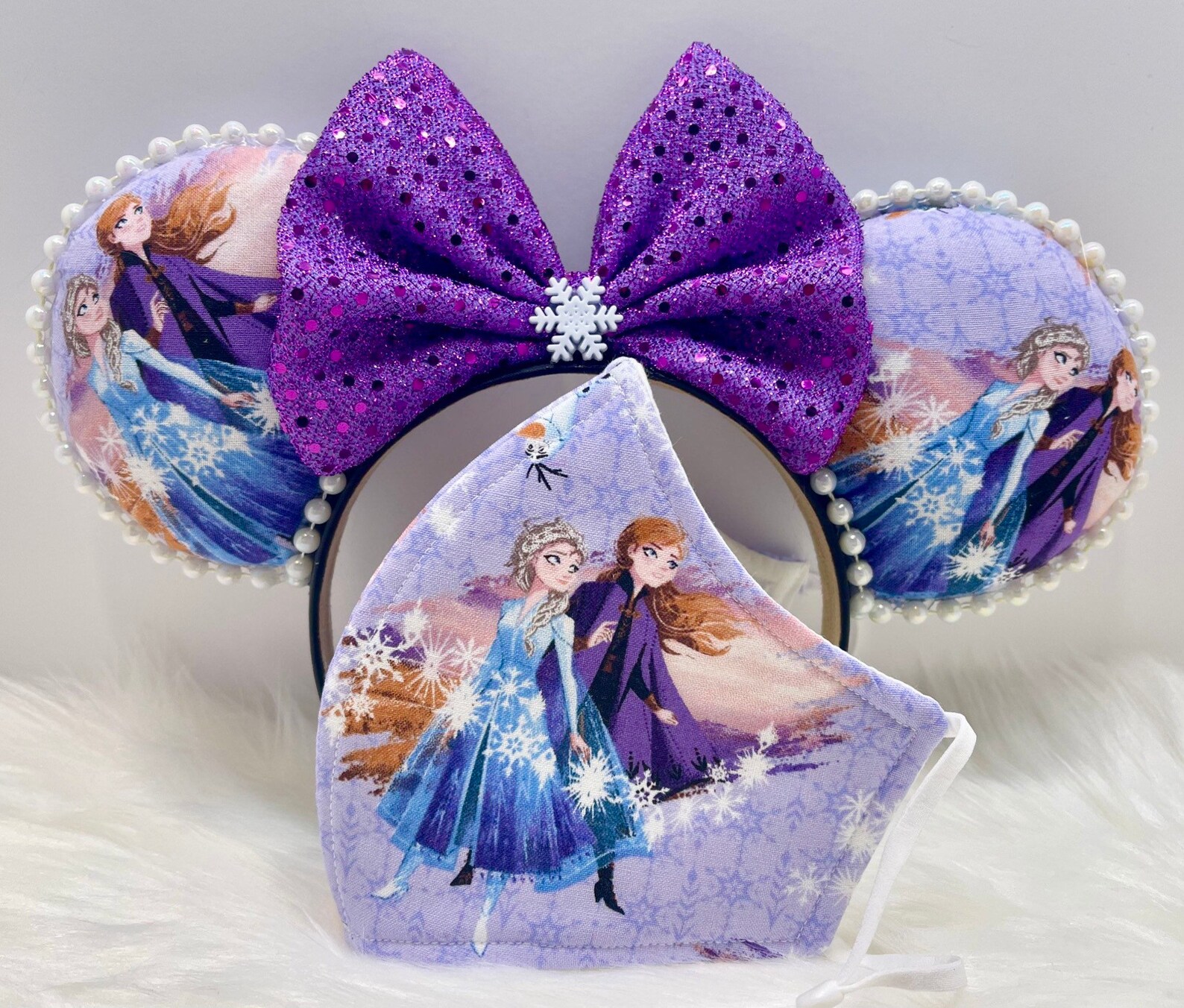 Inspired Frozen Elsa Anna Minnie Mouse Ears OR With Combo - Etsy