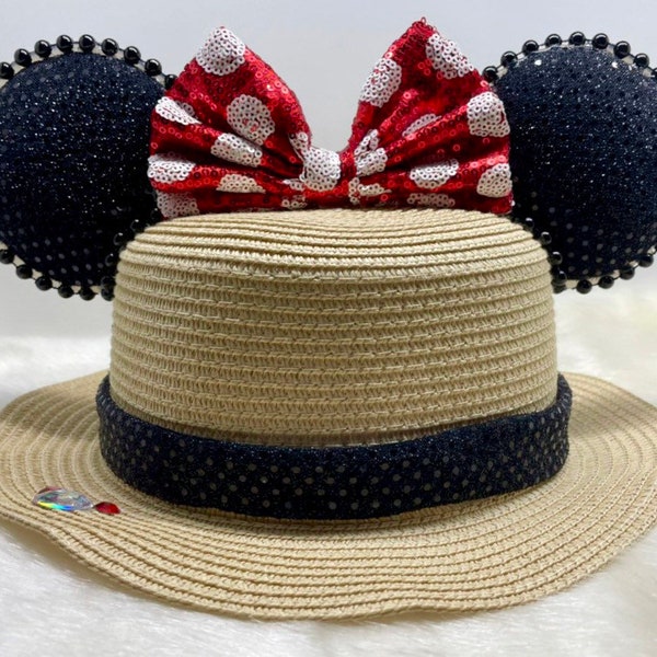 Minnie Mouse Hat - Etsy