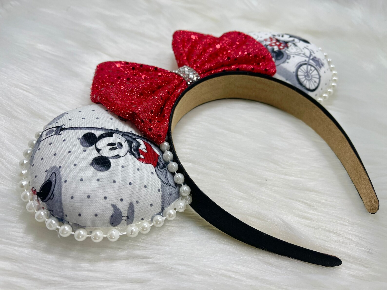 Inspired Vintage Mickey Minnie Ears OR With Combo Matching - Etsy