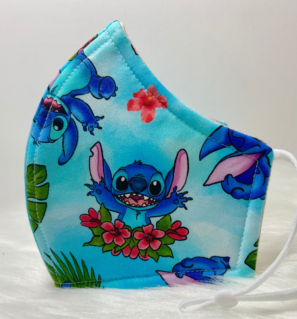 Lilo and Stitch designer adult face mask. Custom print fabric | Etsy