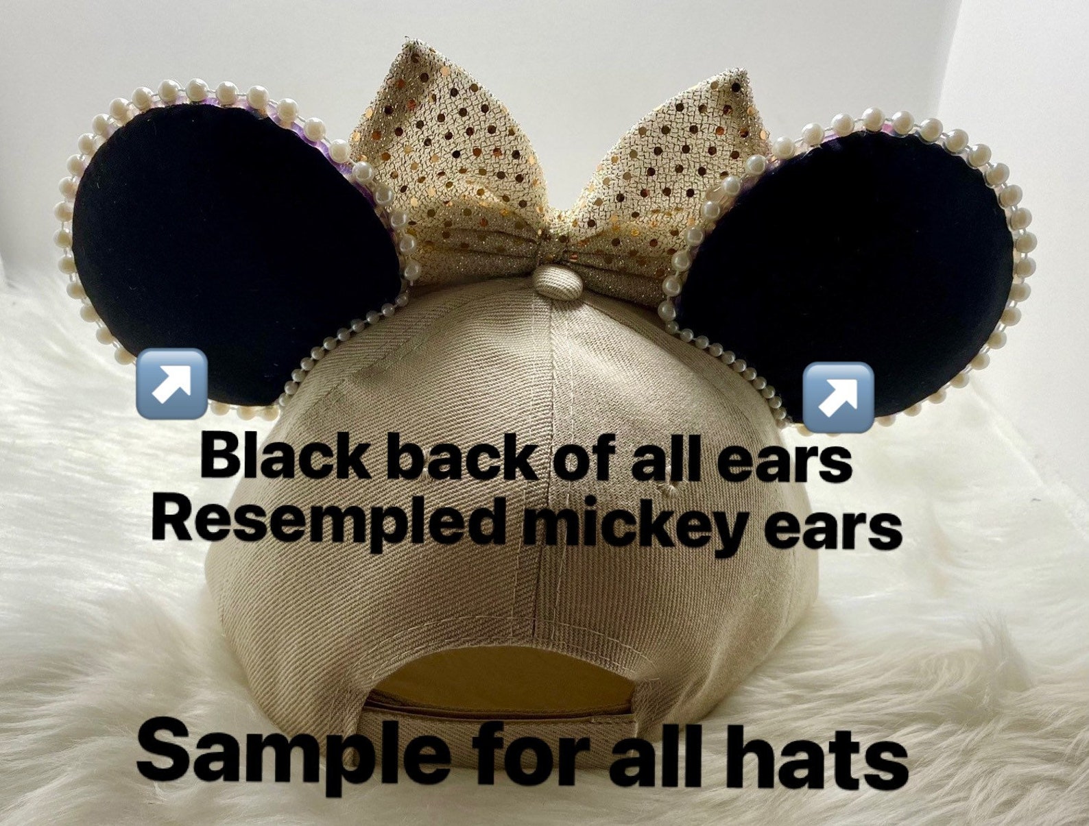 Inspired Vintage Mickey Minnie Mouse Ears OR With Combo Matching Mask ...