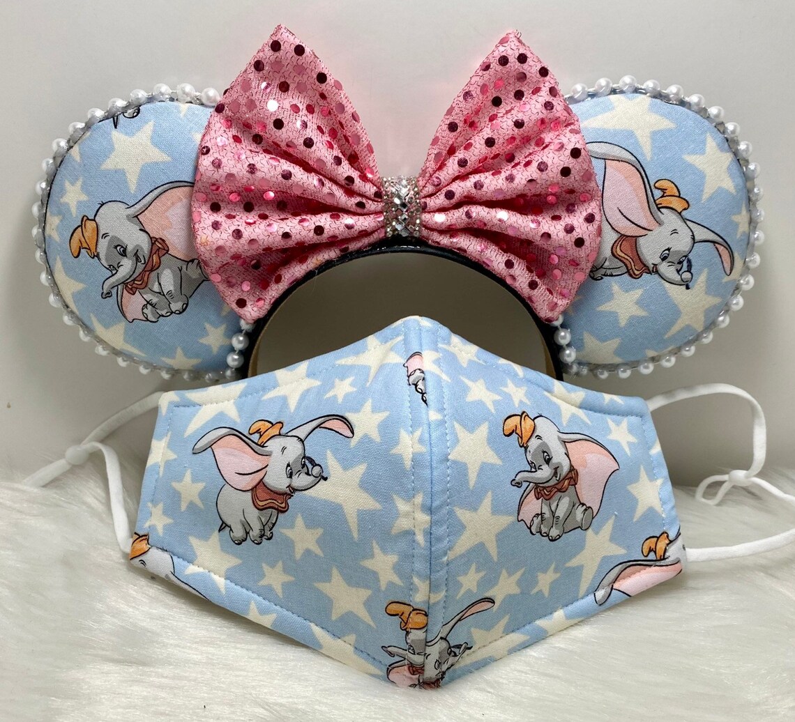 Inspired Classic Dumbo Ears OR With Combo Matching Mask Set.. - Etsy