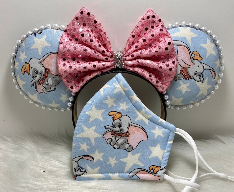 Inspired Classic Dumbo Ears OR With Combo Matching Mask Set.. - Etsy