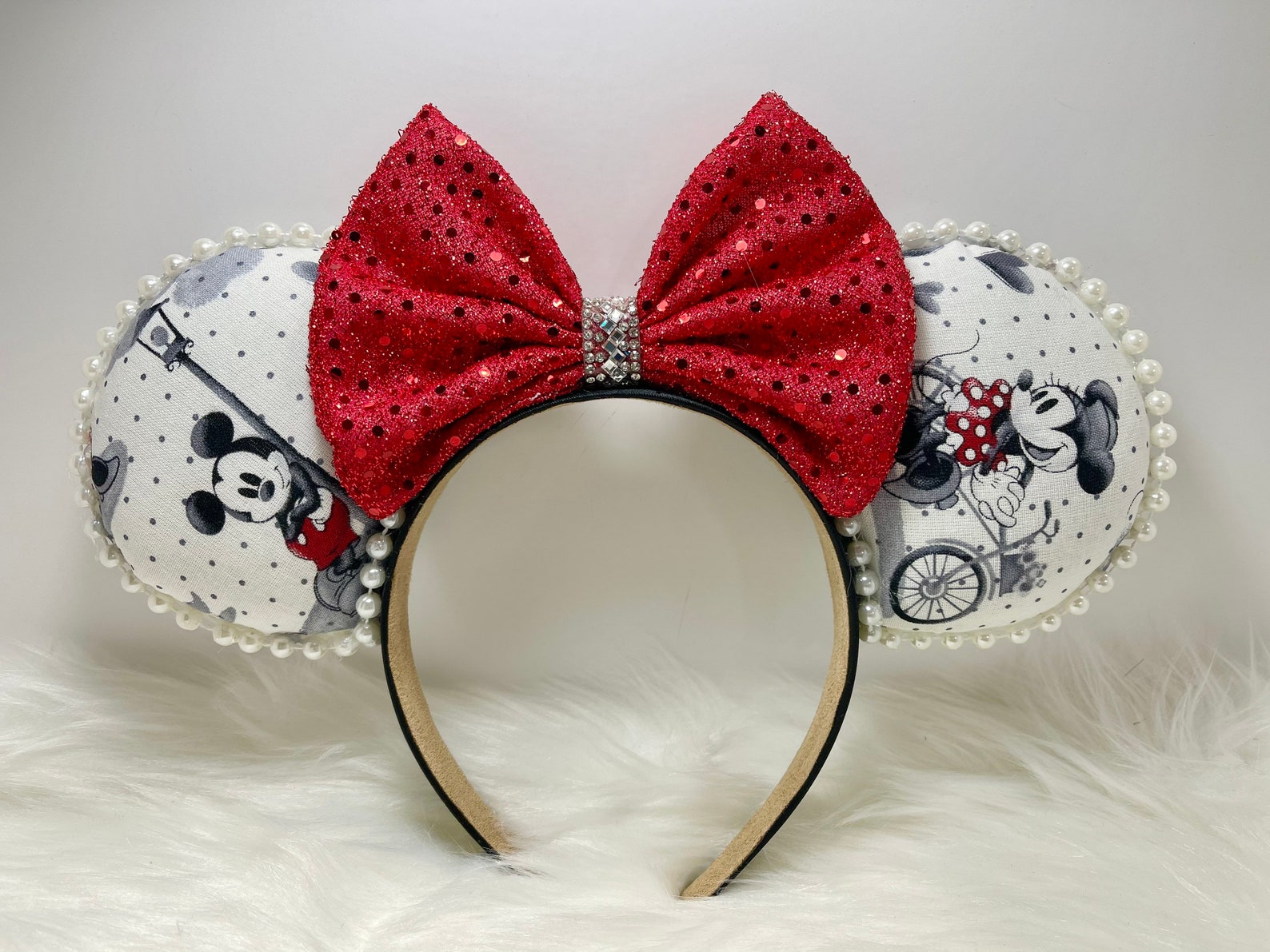 Inspired Vintage Mickey Minnie Ears OR With Combo Matching - Etsy