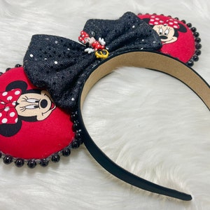Inspired Minnie Mouse Ears OR With Combo Matching Mask Set., Mickey ...