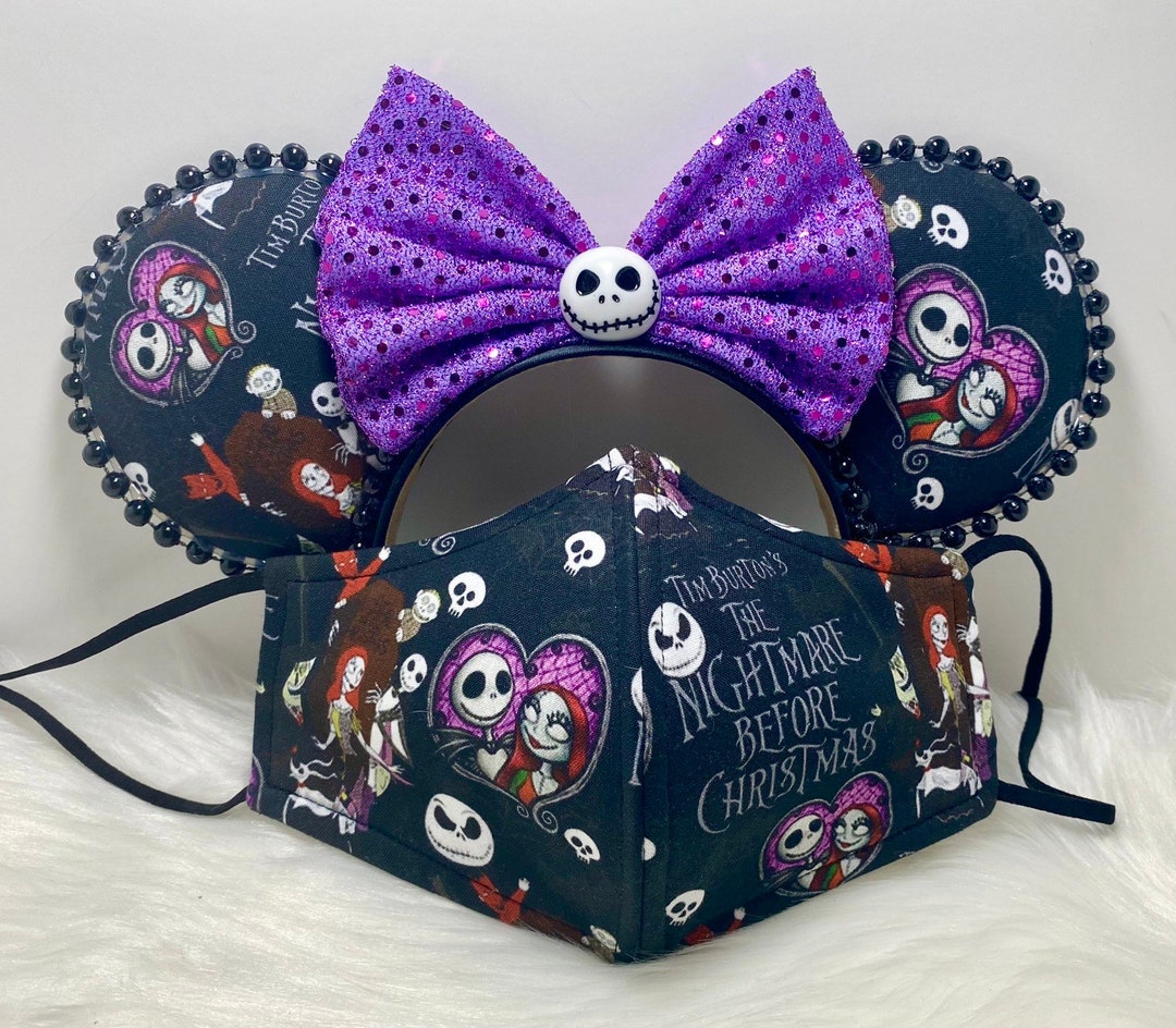 Inspired Minnie Mouse of Nightmare Before Christmas Ears OR With Combo ...
