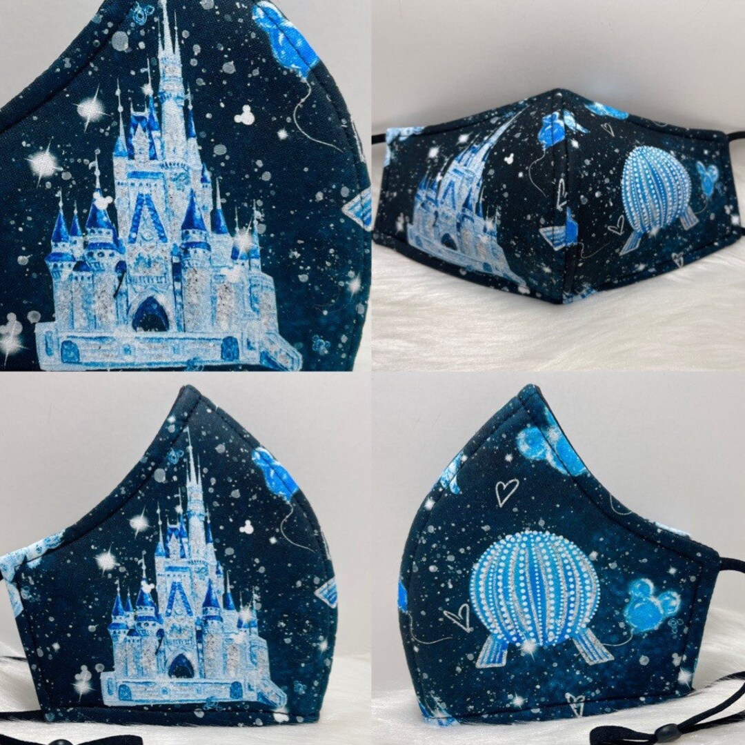 Dream Castle Epcot Face Mask. Custom Print Fabric Limited Supply - Etsy