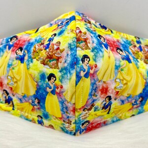 Beautiful Princess Snow White Face Mask Face Cover. Custom - Etsy