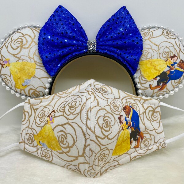 Beauty and the Beast Mask - Etsy