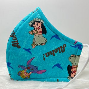 Lilo and Stitch Designer Face Mask - Etsy