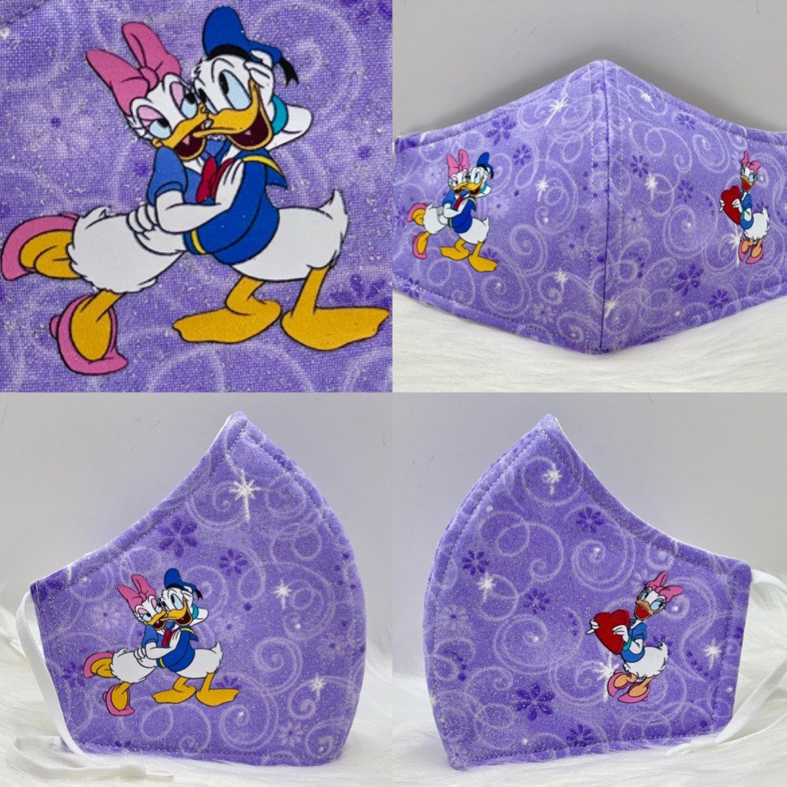Donald Daisy Duck Designer Face Mask - Etsy