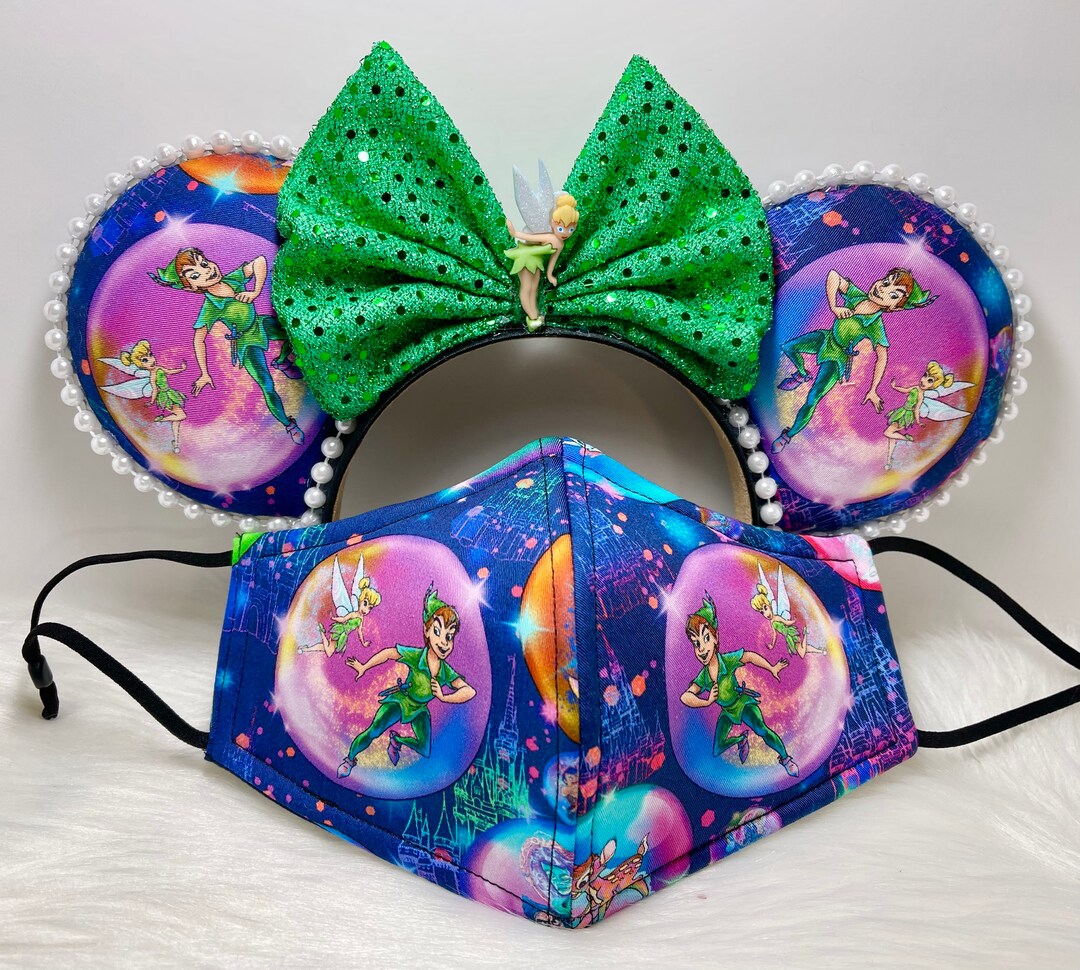 Inspired Peter Pan and Tinkerbell Minnie Mouse Ears OR With Combo ...