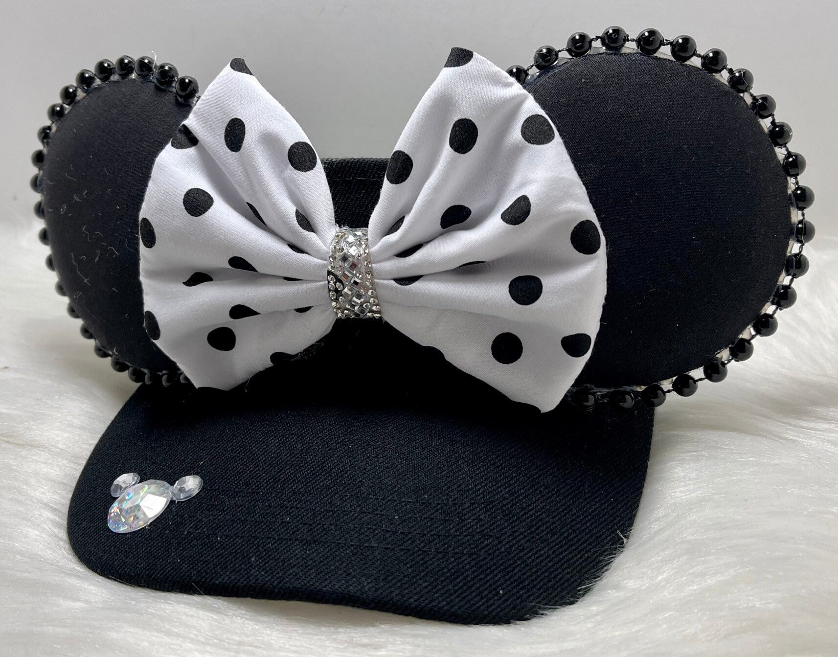 Inspired Minnie Mouse Visor Ears OR With Combo Matching Mask - Etsy