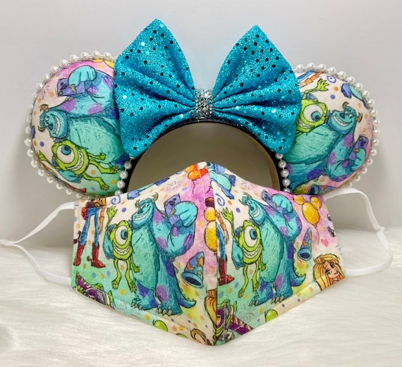 Inspired Disney Monster Inc. Mickey Minnie Mouse Ears OR With | Etsy