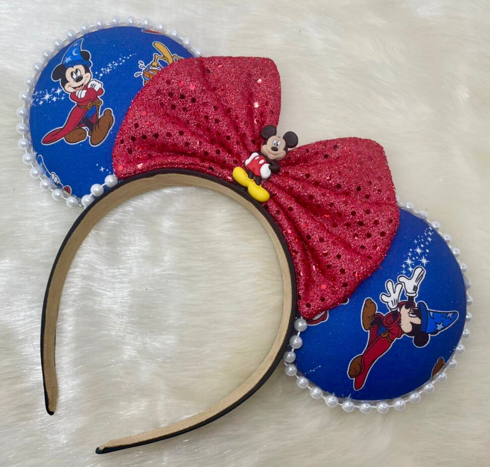 Inspired Magic of Fantasia Wizard Minnie Mouse Ears OR Combo Matching ...