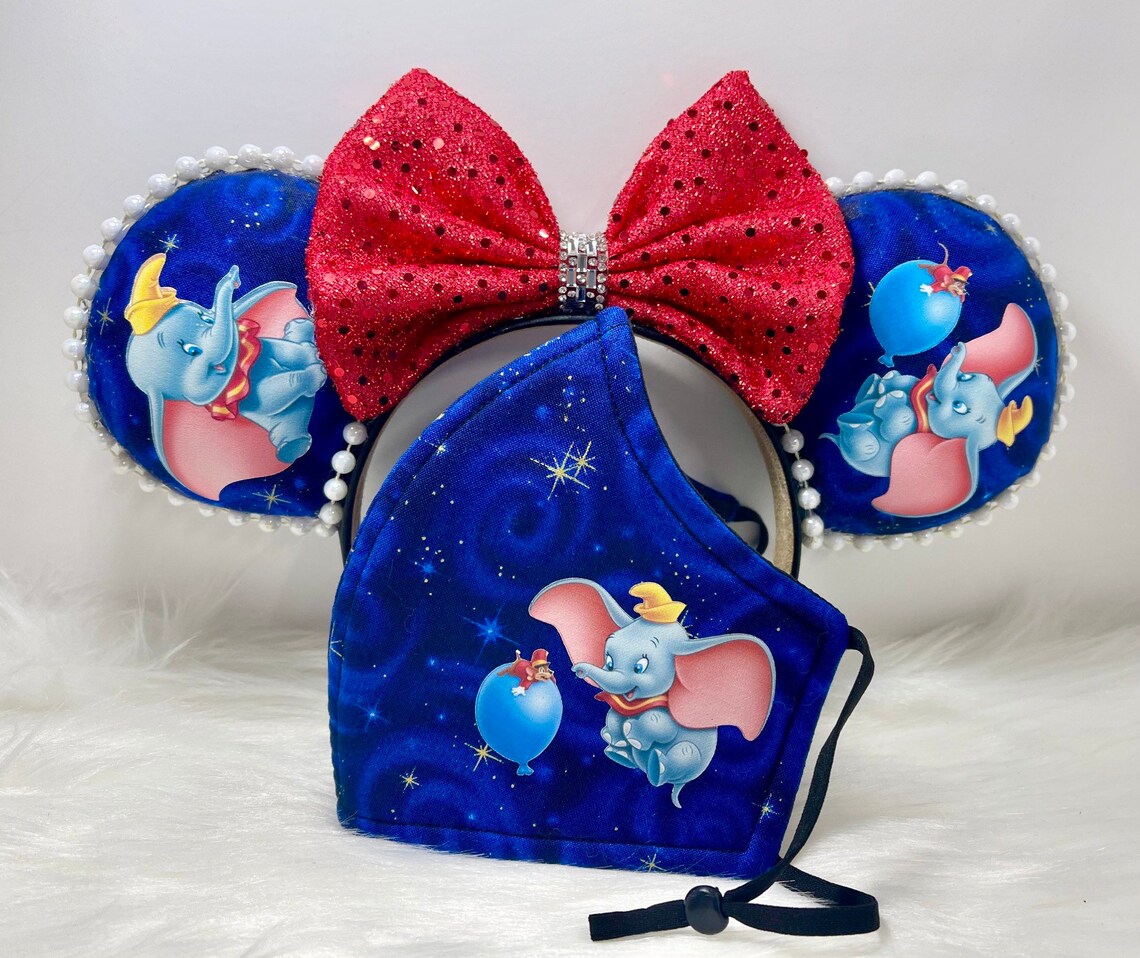 Inspired Classic Dumbo Ears OR With Combo Matching Mask Set.. | Etsy