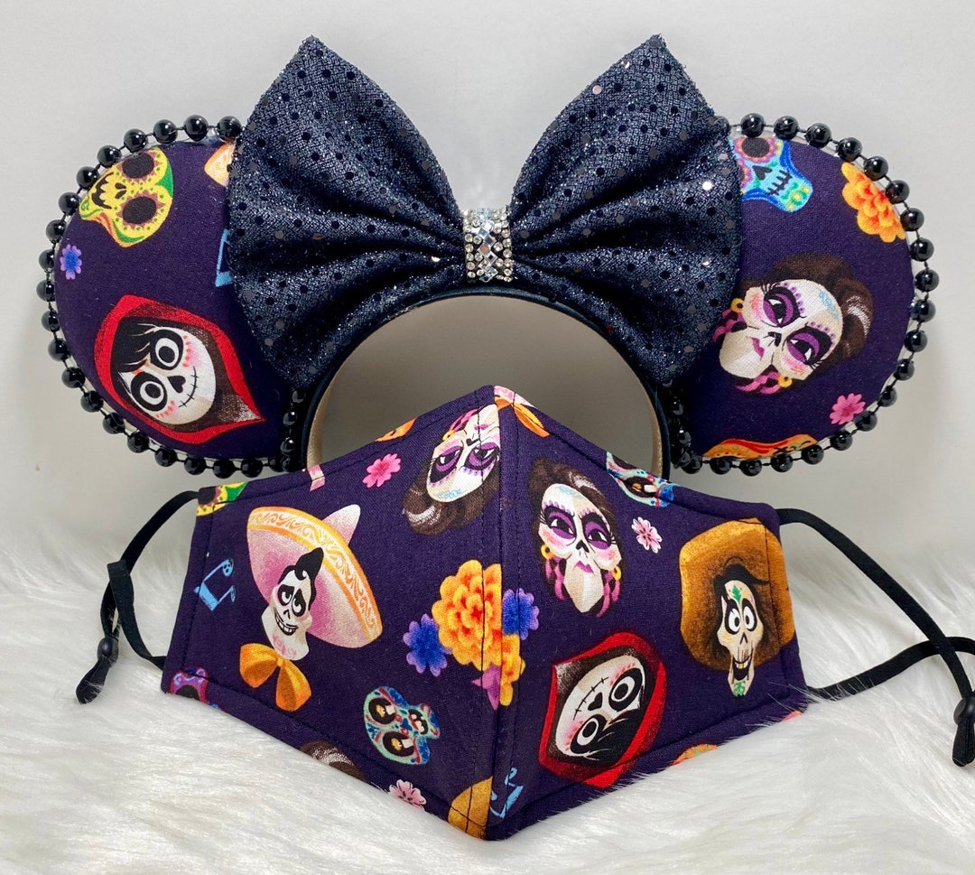 Orecchie coco Minnie Mouse ispirate OPPURE con set di maschere ...