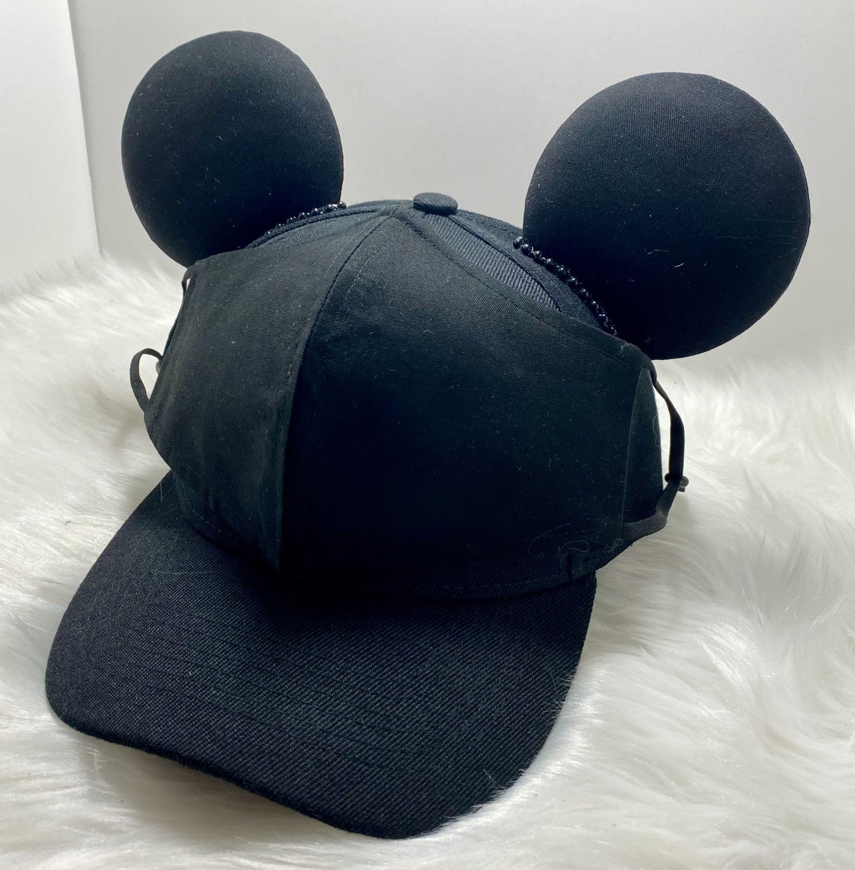 Inspired Mickey Mouse Ears Hat Cap OR With Combo Matching Mask Set ...