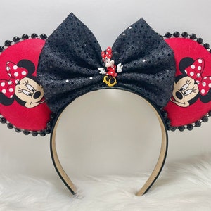 Inspired Minnie Mouse Ears OR With Combo Matching Mask Set., Mickey ...