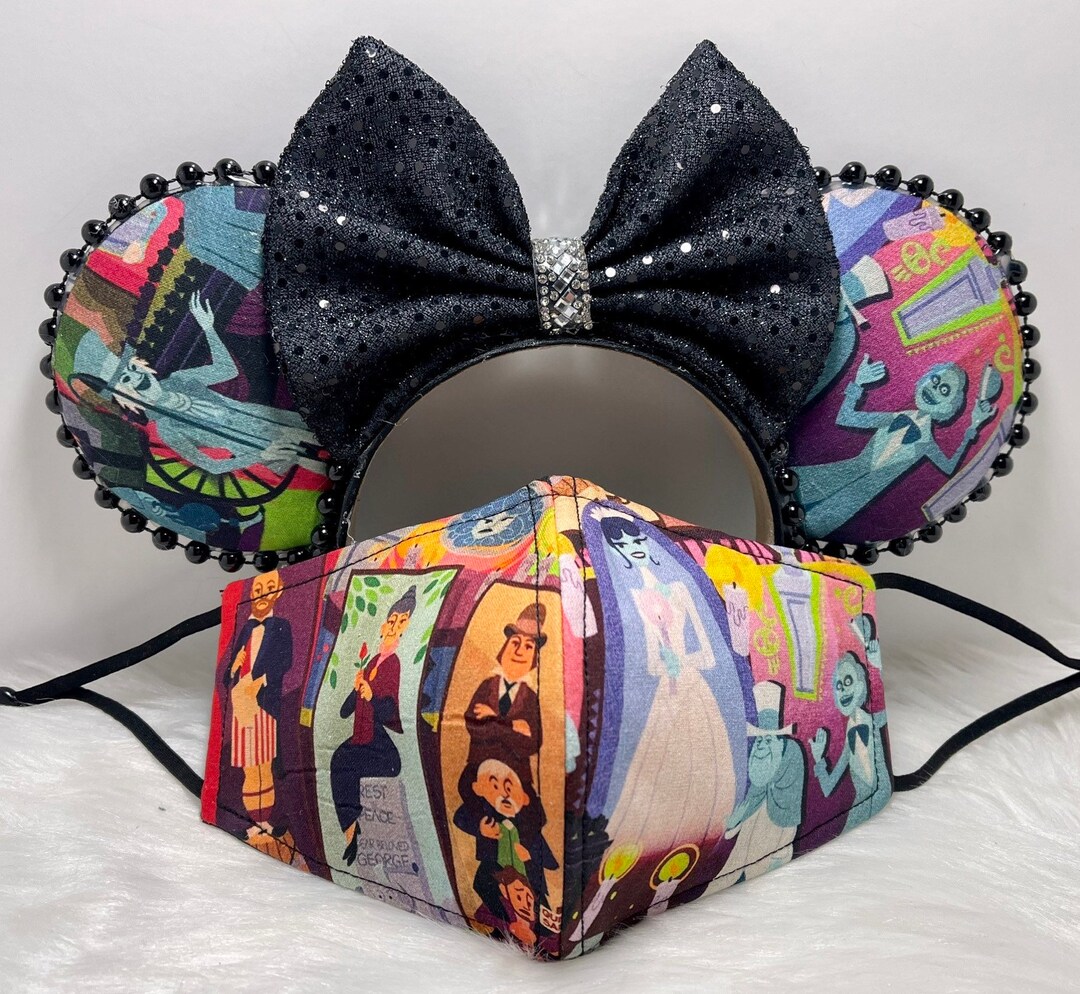 Inspirierte Minnie Mouse Ohren ODER mit kombiniertem masken - Etsy.de