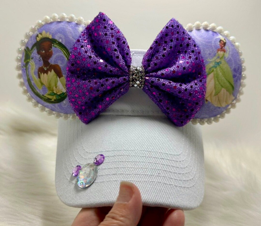Inspired Minnie Mouse Ears OR With Combo Matching Mask Set. Tiana ...