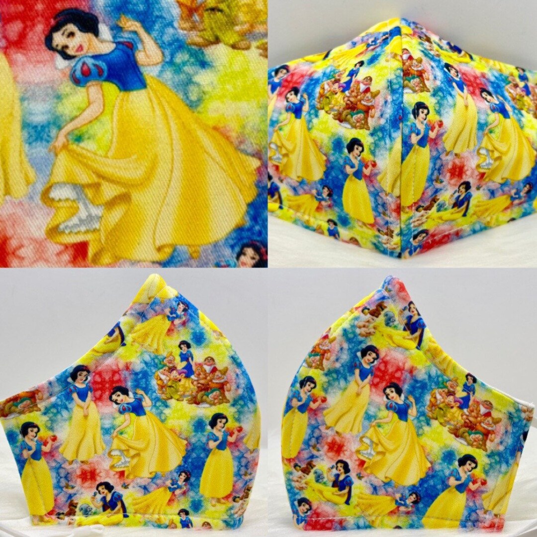 Beautiful Princess Snow White Face Mask Face Cover. Custom - Etsy