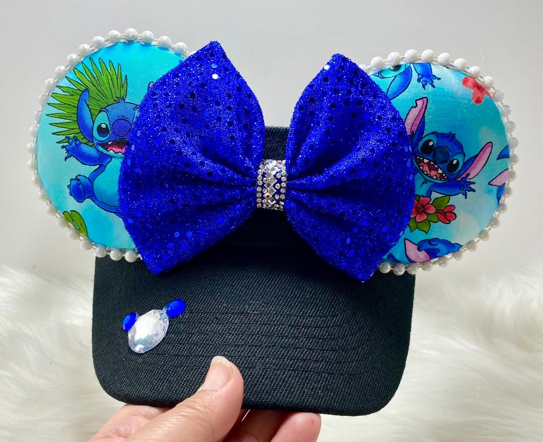 Inspired Lilo and Stitch Minnie Visor Ears OR With Combo Matching Mask ...