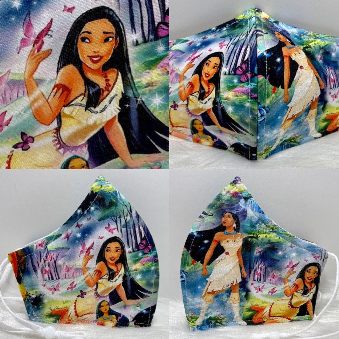 Classic Pocahontas Color of the Wind Rare Face Mask - Etsy