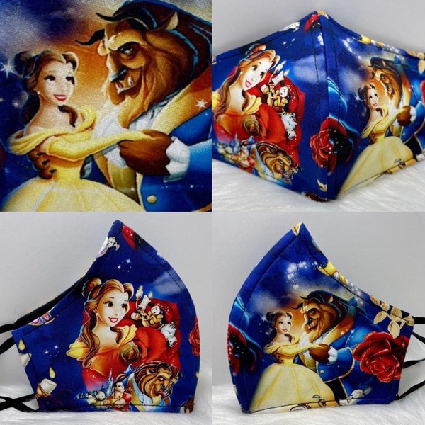 Beauty and the Beast Mask - Etsy