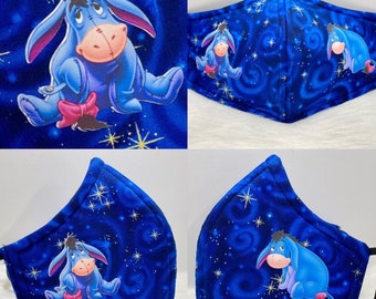 Eeyore Face Mask - Etsy