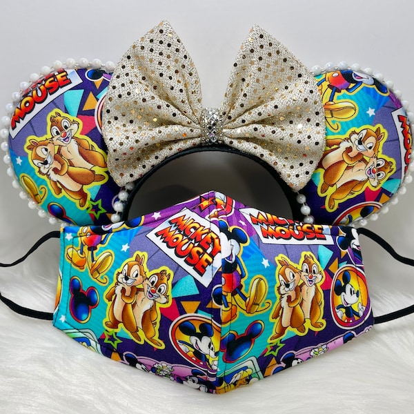 Chip and Dale Mask - Etsy