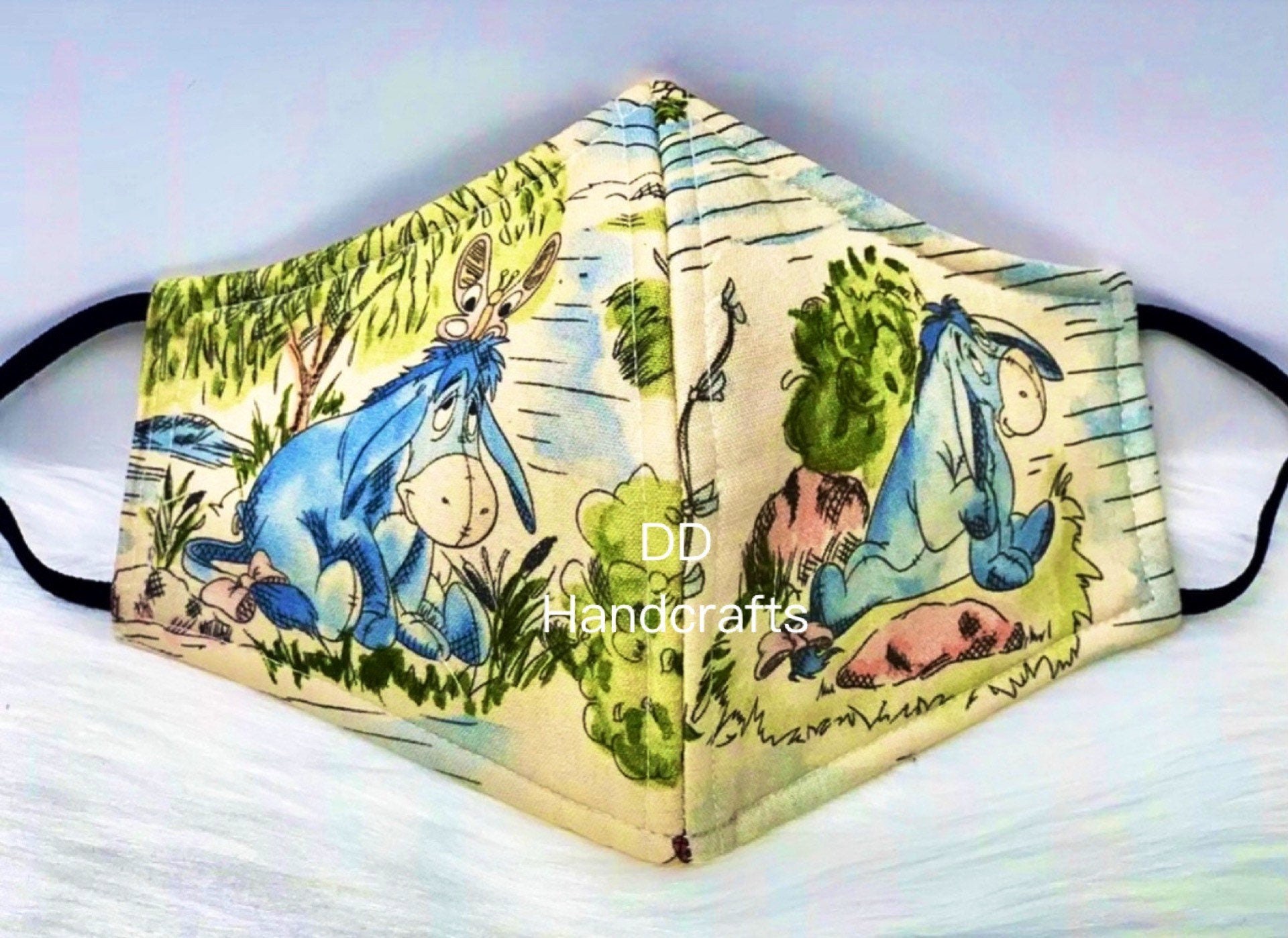 BESTSELLER Lonely Eeyore Designer Adult face mask | Etsy