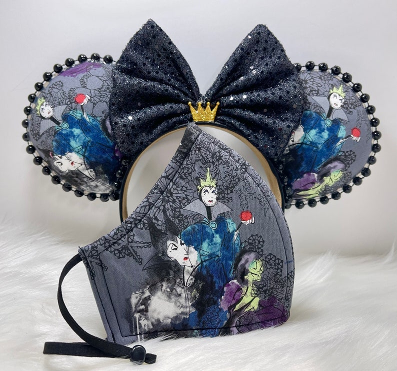 Inspired Villians Evil Queen Minnie Ears OR With Combo - Etsy