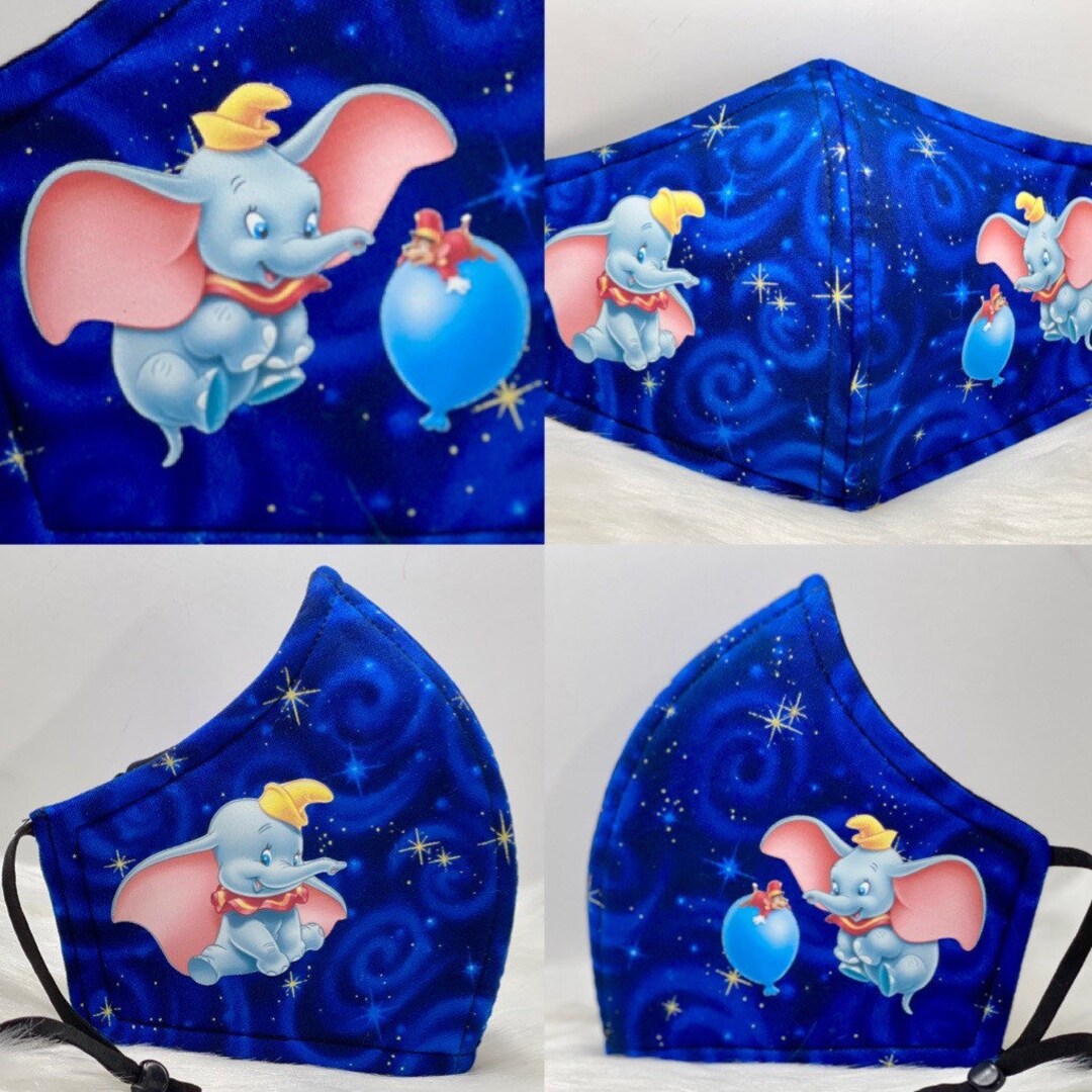 Classic Dumbo Special Design Adult Face Mask blue - Etsy