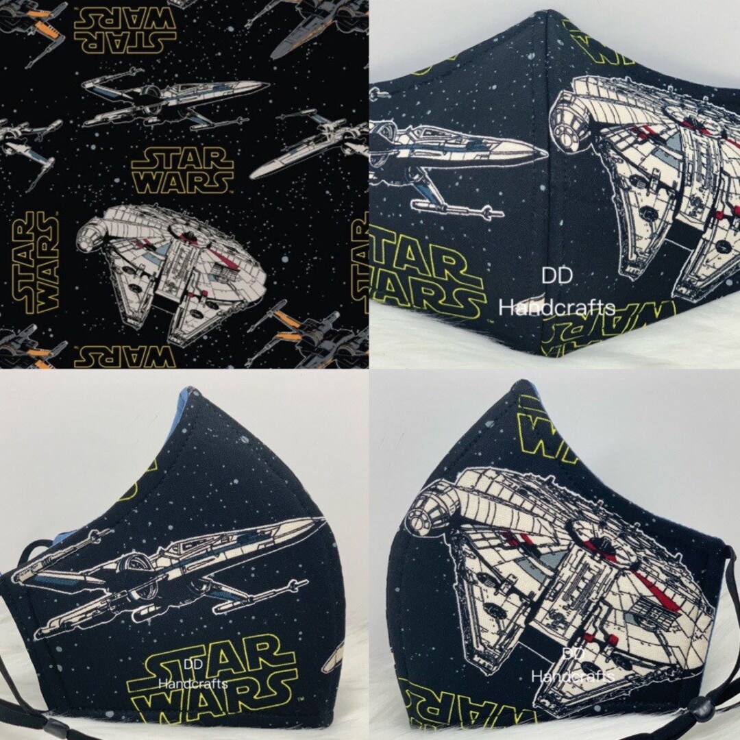 Star Wars Spaceships Adult Face Mask - Etsy