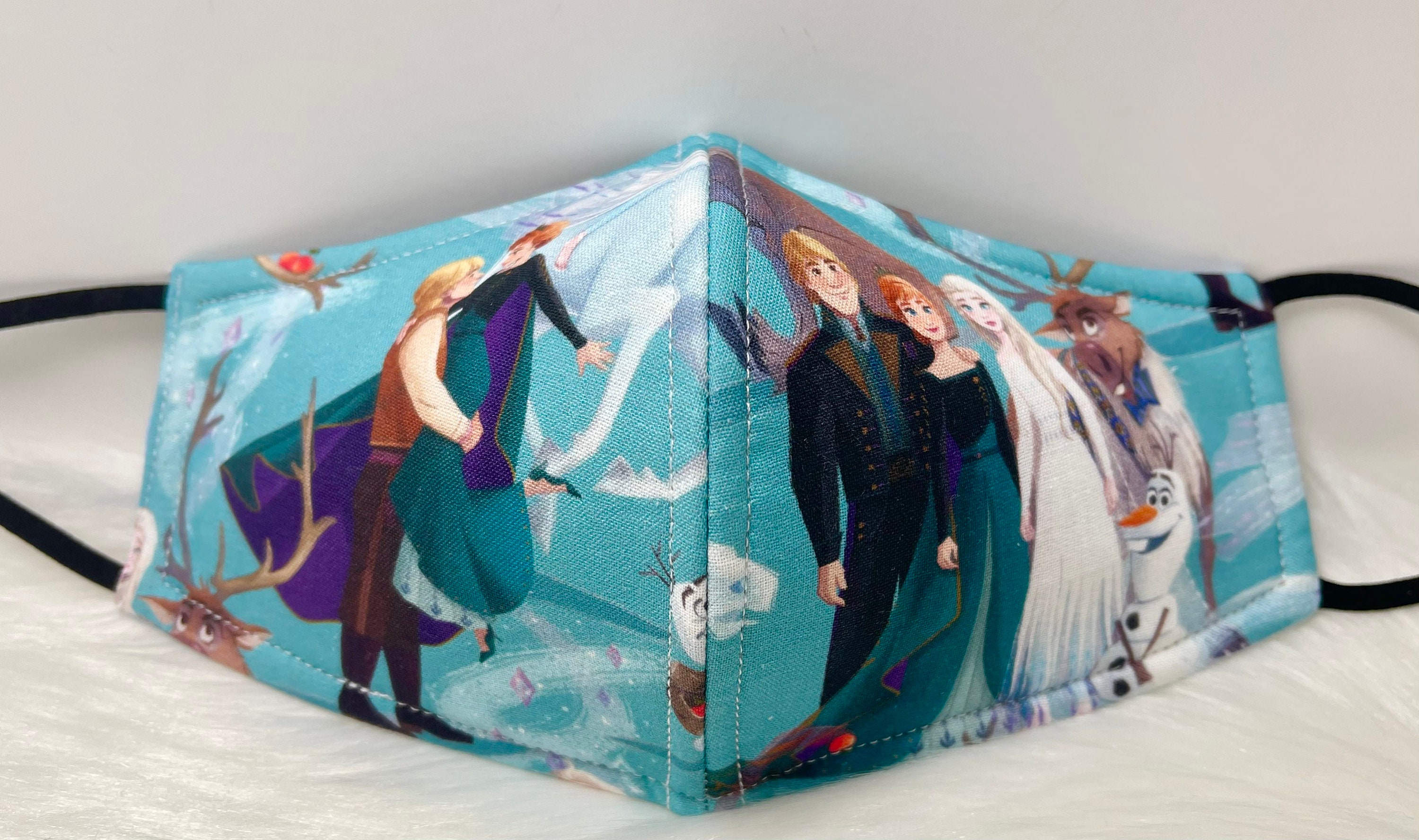 Frozen Elsa and Anna designer adult face mask | Etsy