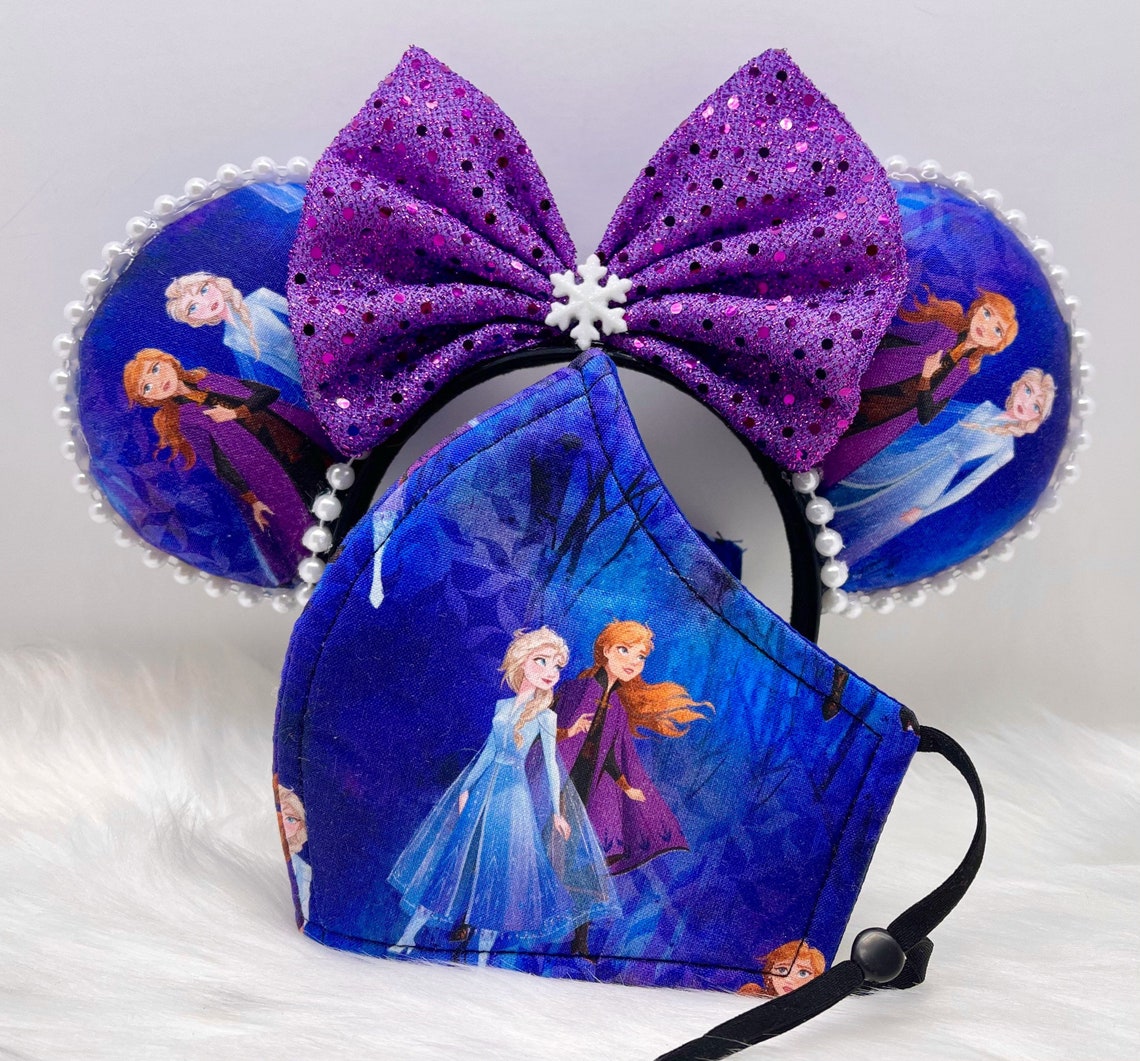 Inspired Frozen Elsa and Anna Minnie Ears OR With Combo - Etsy
