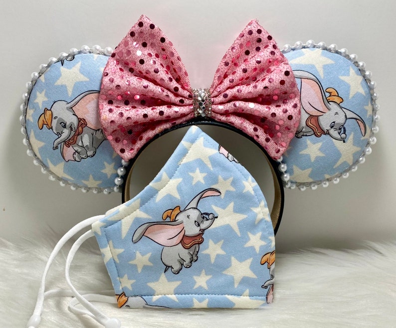 Inspired Classic Dumbo Ears OR With Combo Matching Mask Set.. | Etsy