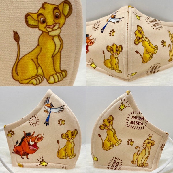 Simba Face Mask - Etsy