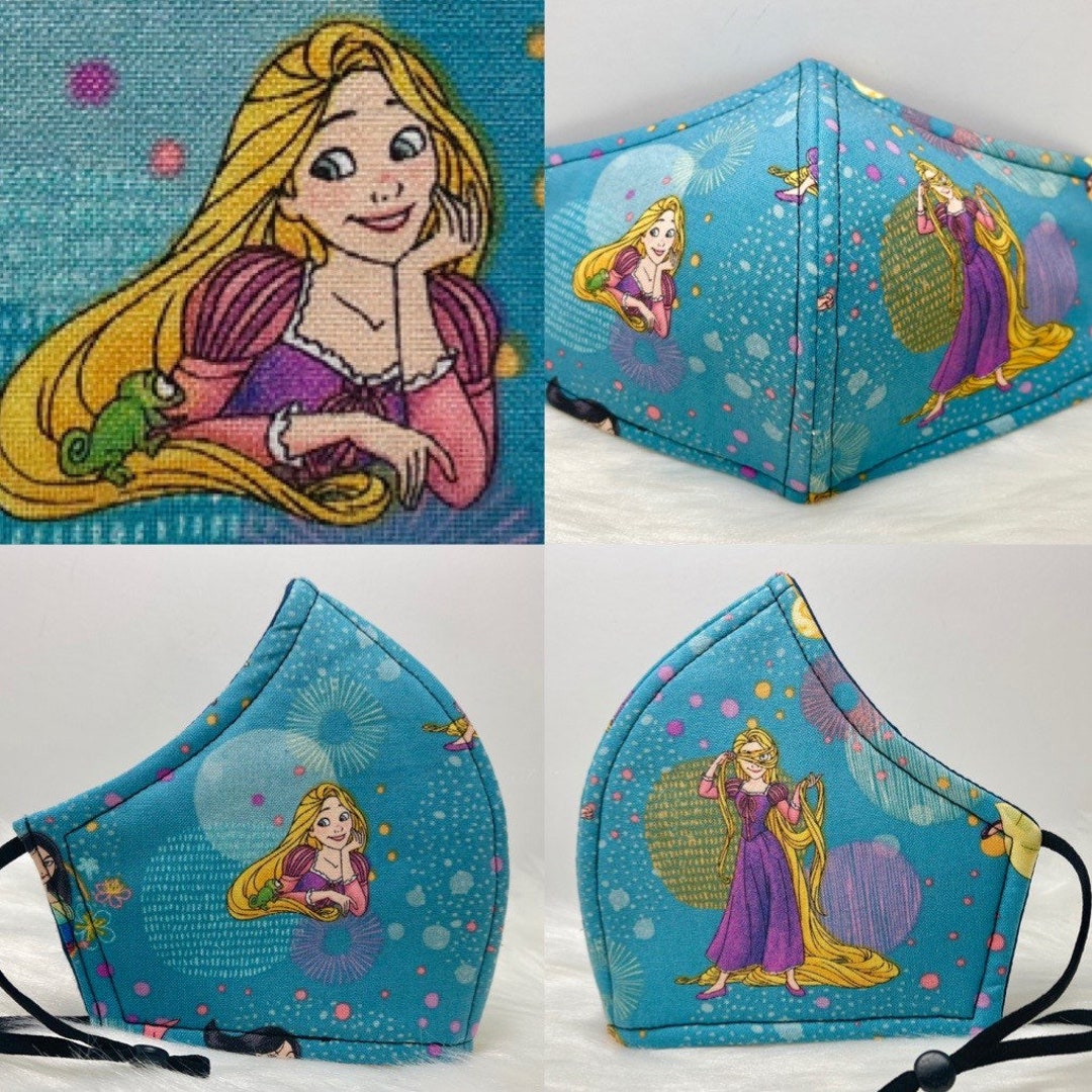 Rapunzel Tangled Special Design Face Mask - Etsy