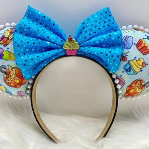 Inspired Mickey Minnie Famous Snacks Ears OR With Combo Matching Mask ...