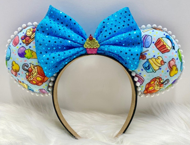 Inspired Mickey Minnie Famous Snacks Ears OR With Combo Matching Mask ...
