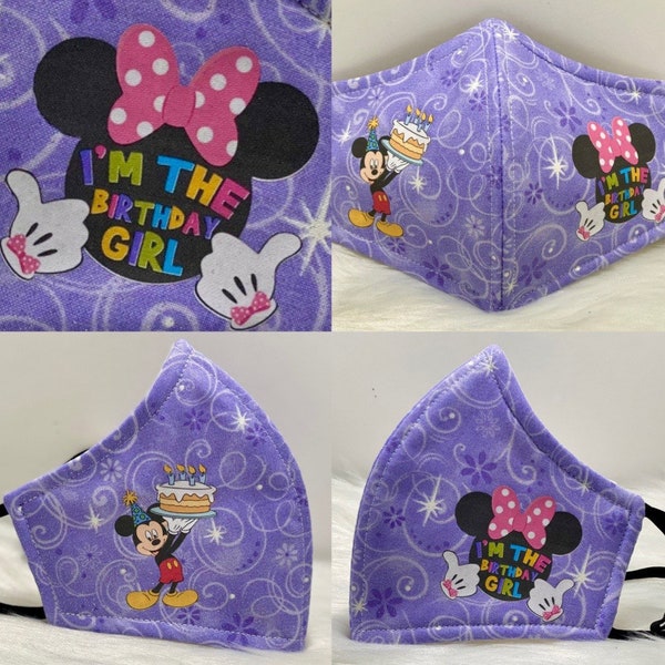 Minnie Mouse Face Mask - Etsy
