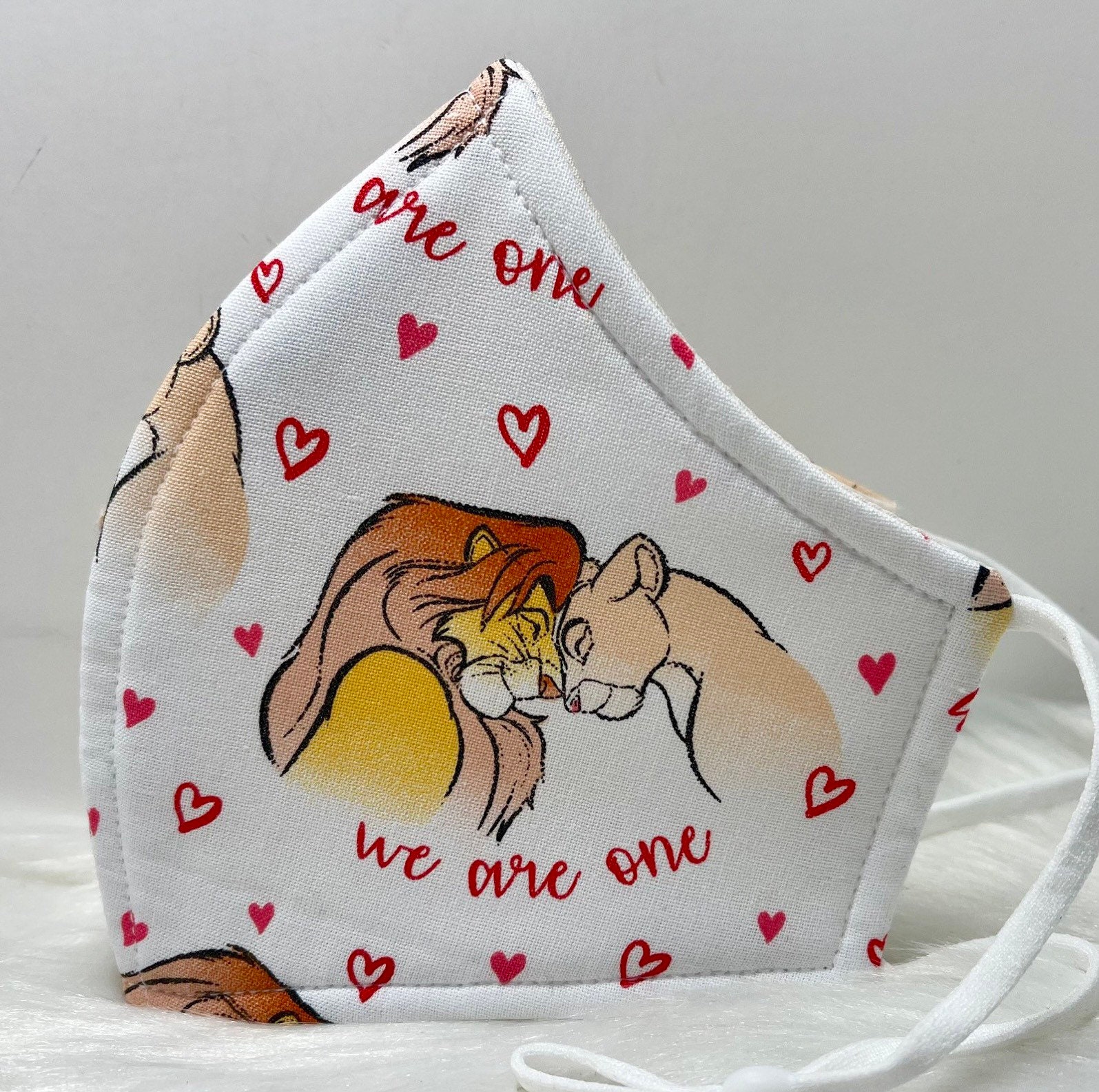 Classic Lion King Simba and Nala in Love Designer Face Mask. - Etsy UK