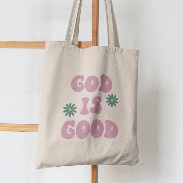 The Flower Power Tote Bag, Floral Tote Bag, Cute Tote Bag, Y2K Canvas ...